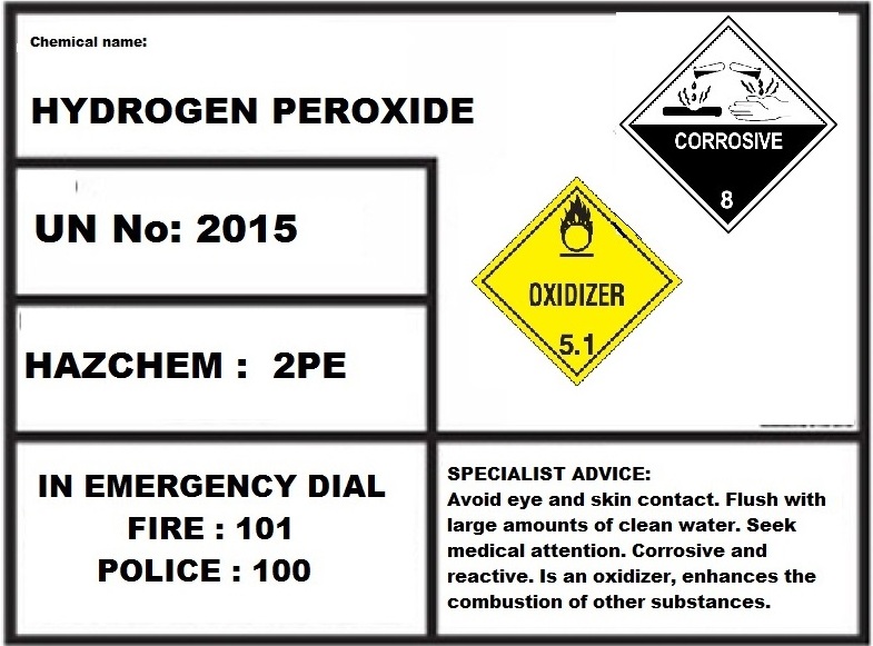 Emergency Information Panel - Hindustan Organic Chemicals Limited