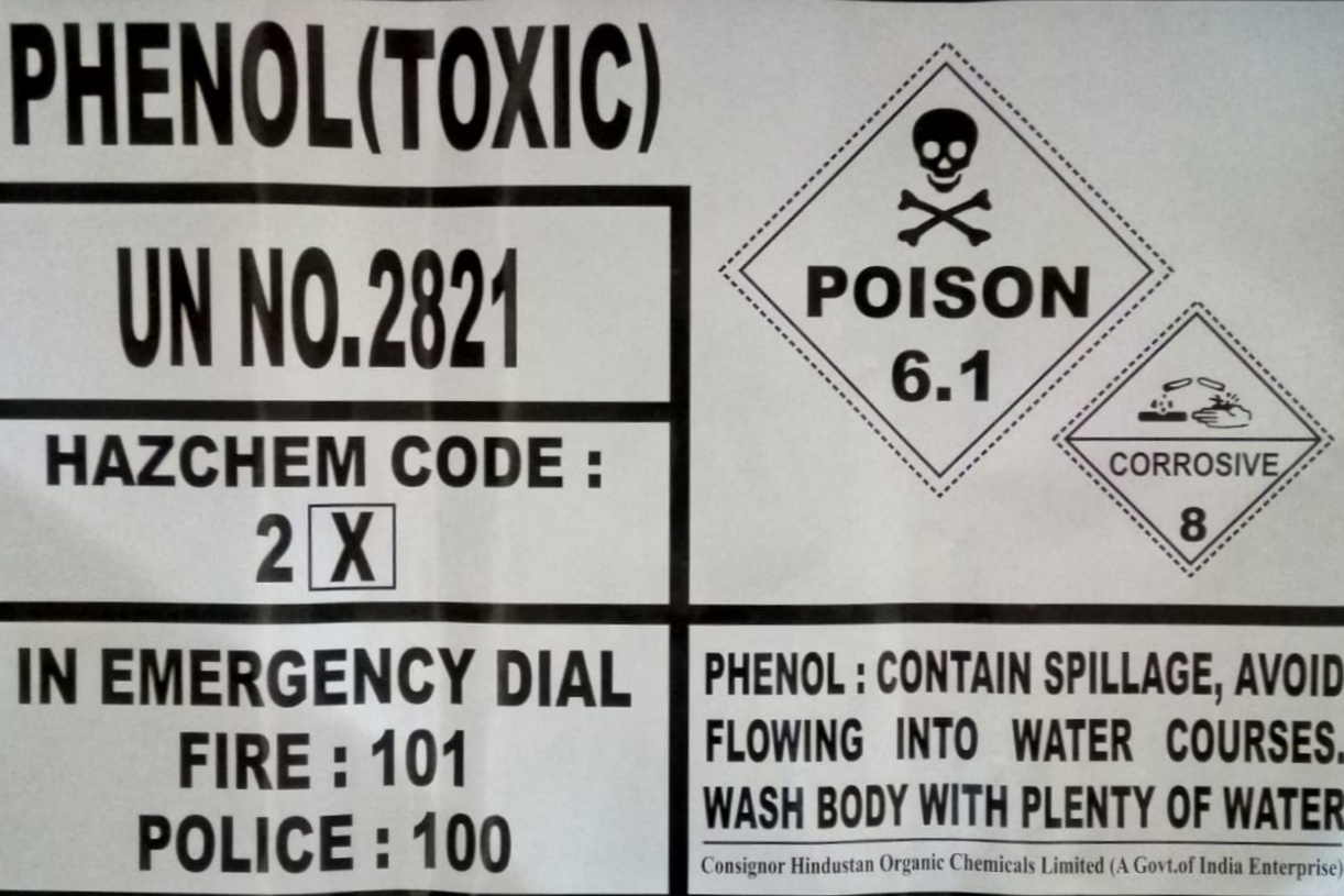 Emergency Information Panel - Hindustan Organic Chemicals Limited